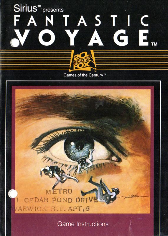 Fantastic Voyage cover or packaging material - MobyGames Fantastic Voyage cover or packaging material - MobyGames