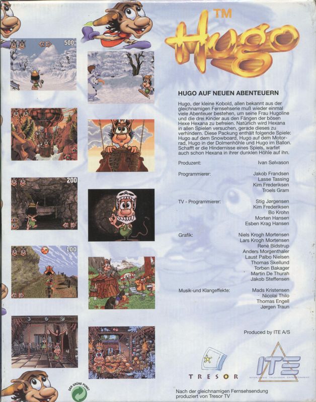 Hugo cover or packaging material - MobyGames