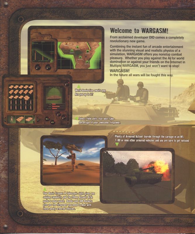 Wargasm cover or packaging material - MobyGames