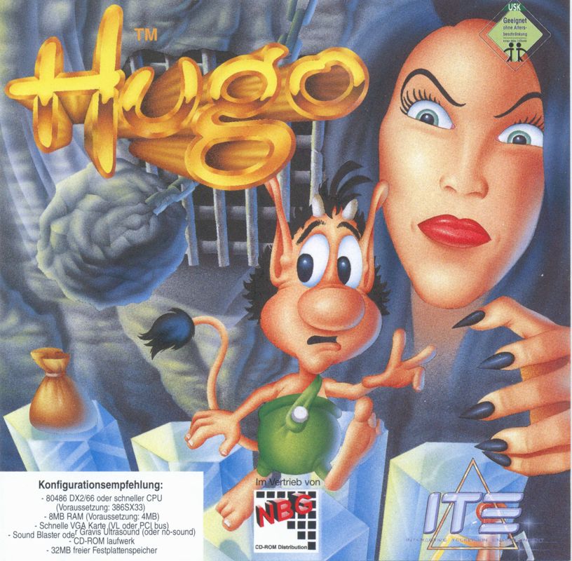 Hugo cover or packaging material - MobyGames