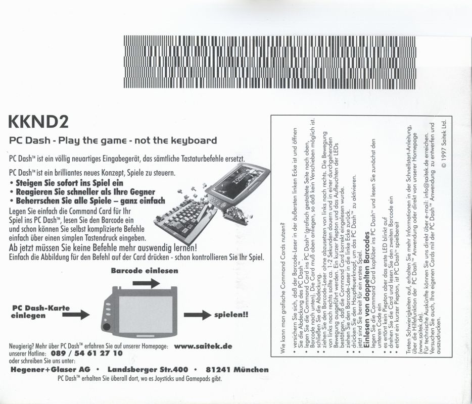 KKND2: Krossfire cover or packaging material - MobyGames