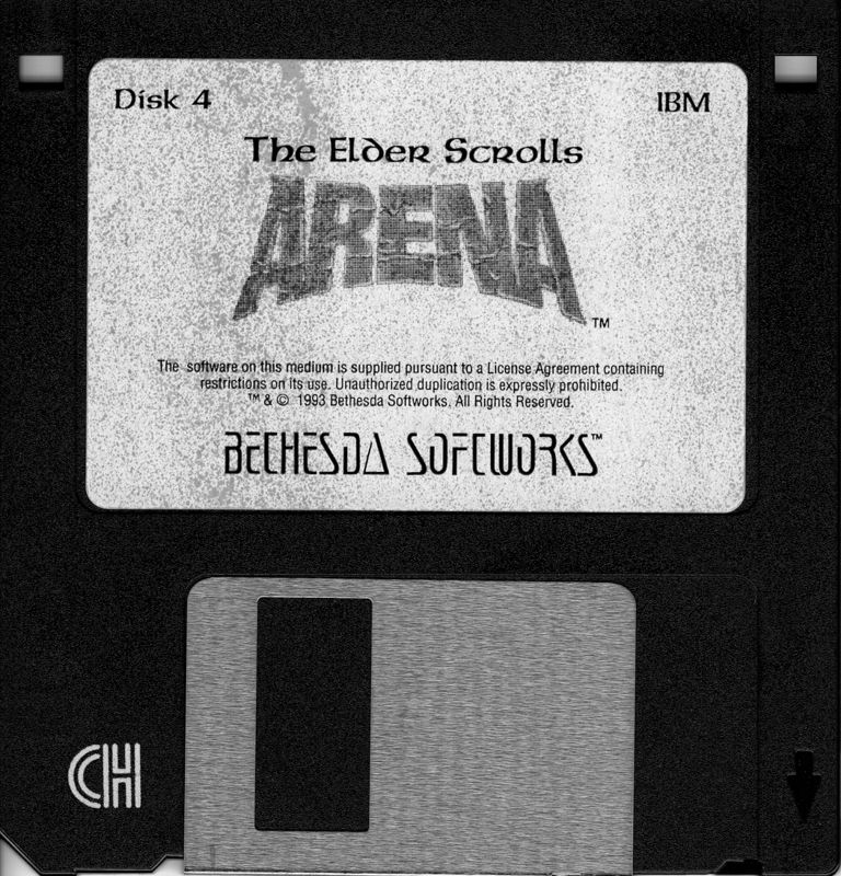 The Elder Scrolls: Arena cover or packaging material - MobyGames