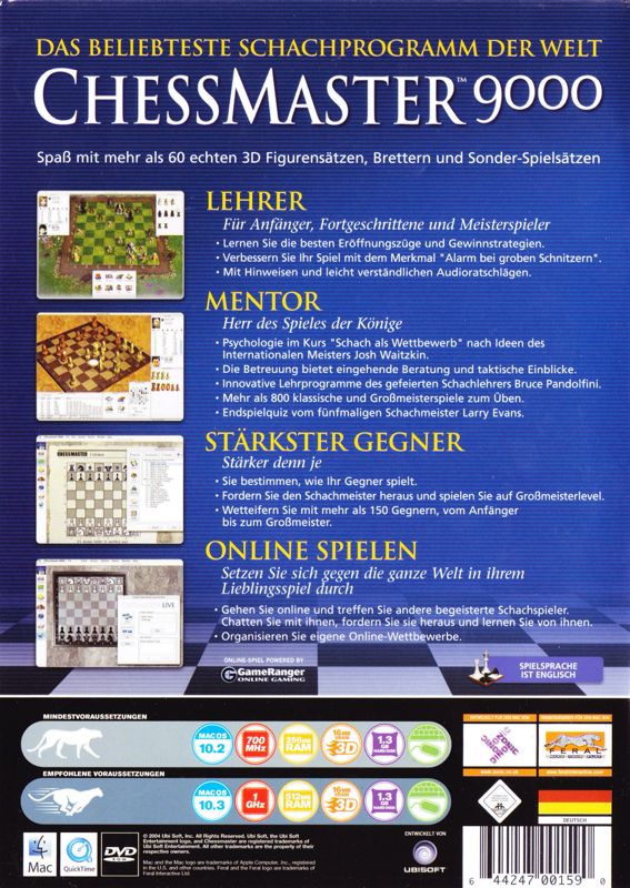 Chessmaster 9000 cover or packaging material - MobyGames