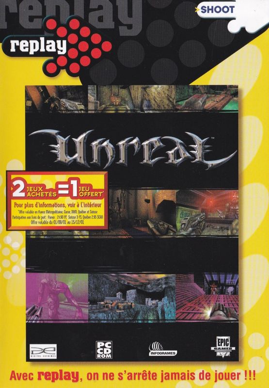 Unreal cover or packaging material - MobyGames