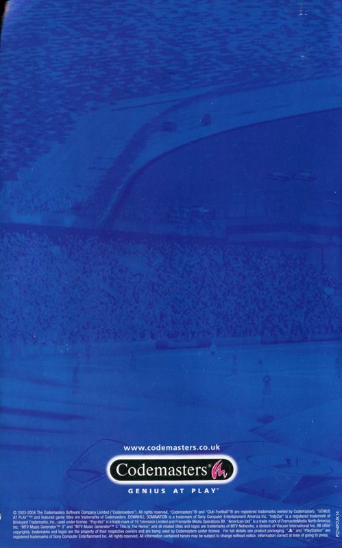 LMA Manager 2004 cover or packaging material - MobyGames