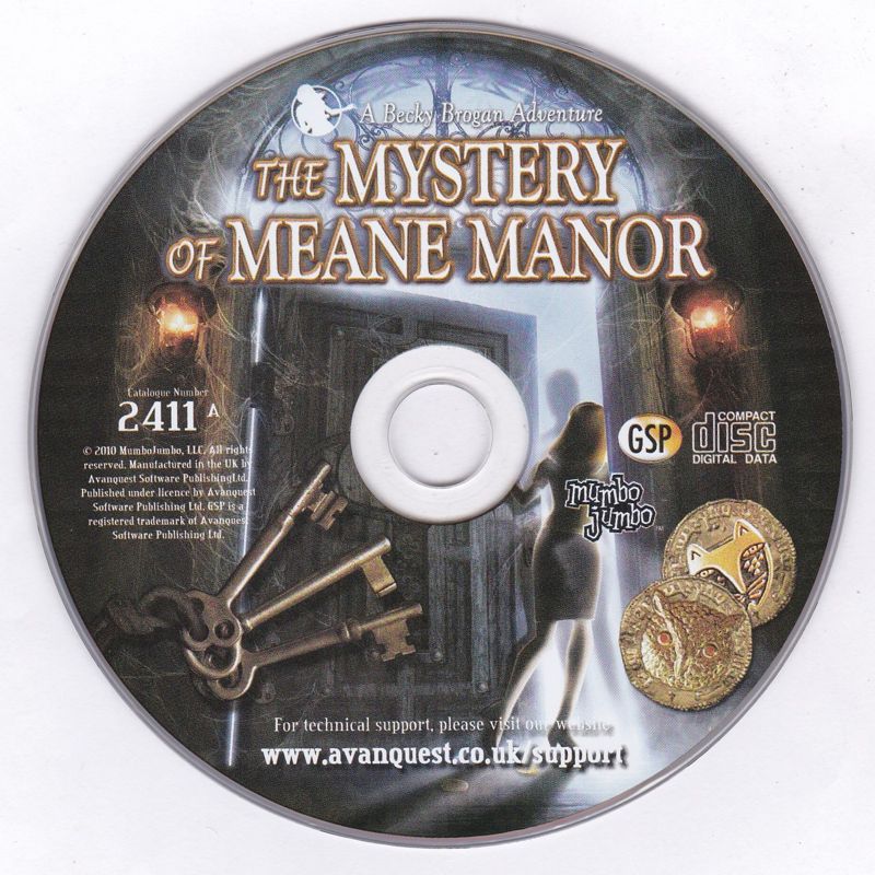 Becky Brogan: The Mystery of Meane Manor cover or packaging material ...