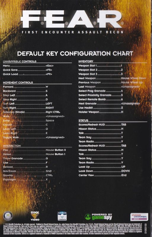 F.E.A.R.: First Encounter Assault Recon cover or packaging material ...