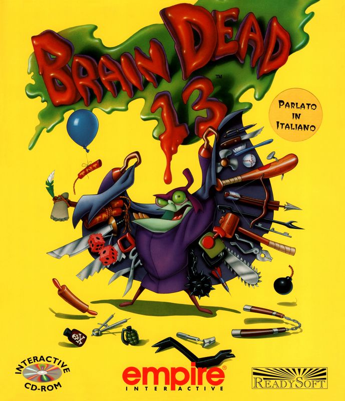 Brain Dead 13 cover or packaging material - MobyGames
