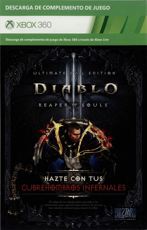 Diablo III: Reaper of Souls - Ultimate Evil Edition cover or packaging ...