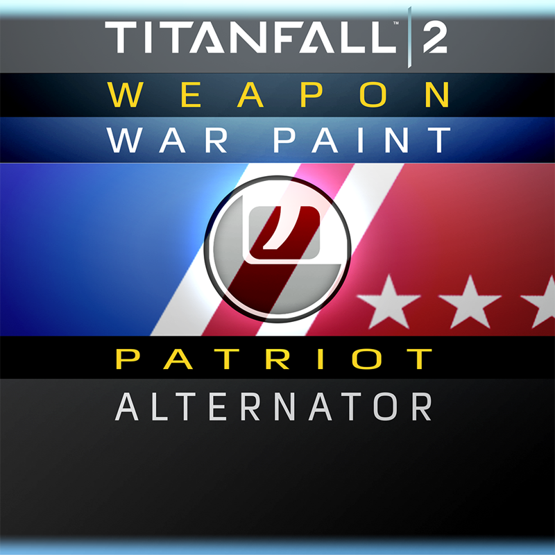 Titanfall 2: Weapon War Paint - Patriot Alternator cover or packaging ...