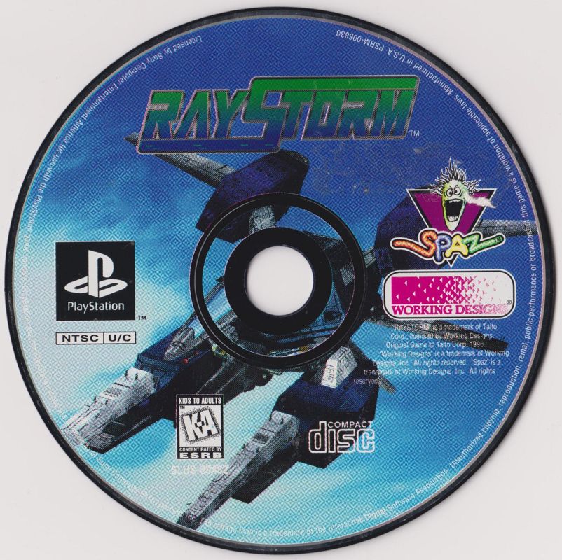 RayStorm cover or packaging material - MobyGames