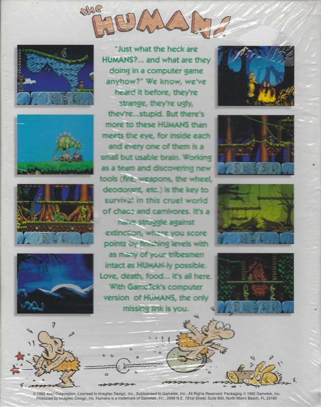 The Humans cover or packaging material - MobyGames