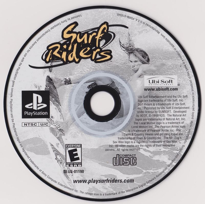 Surf Riders cover or packaging material - MobyGames