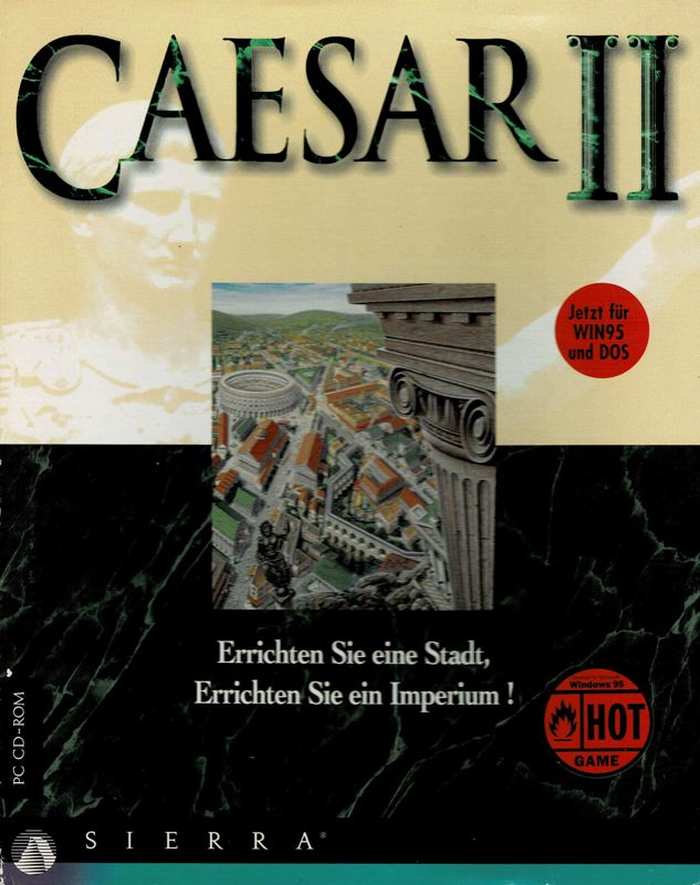 Caesar II cover or packaging material - MobyGames
