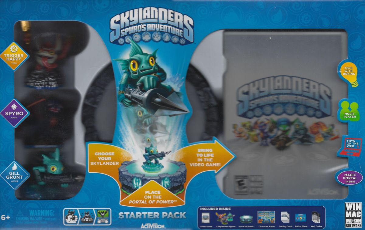 Skylanders: Spyro's Adventure cover or packaging material - MobyGames