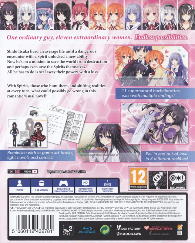 DATE A LIVE: Rio Reincarnation (Limited Edition) cover or packaging ...