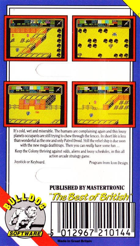 Colony cover or packaging material - MobyGames