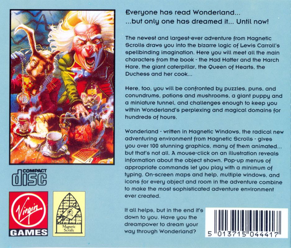 Wonderland cover or packaging material - MobyGames