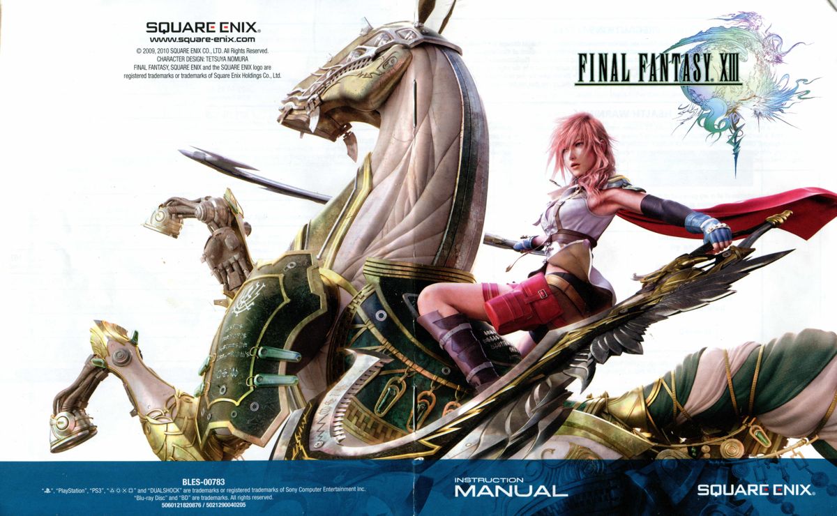 Final Fantasy XIII cover or packaging material - MobyGames