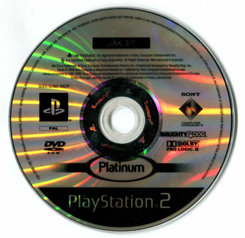 Jak 3 cover or packaging material - MobyGames