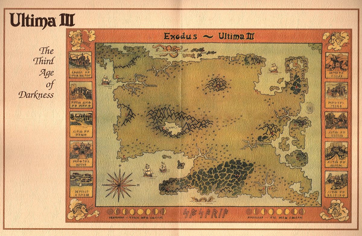 Ultima Trilogy: I ♦ II ♦ III cover or packaging material - MobyGames