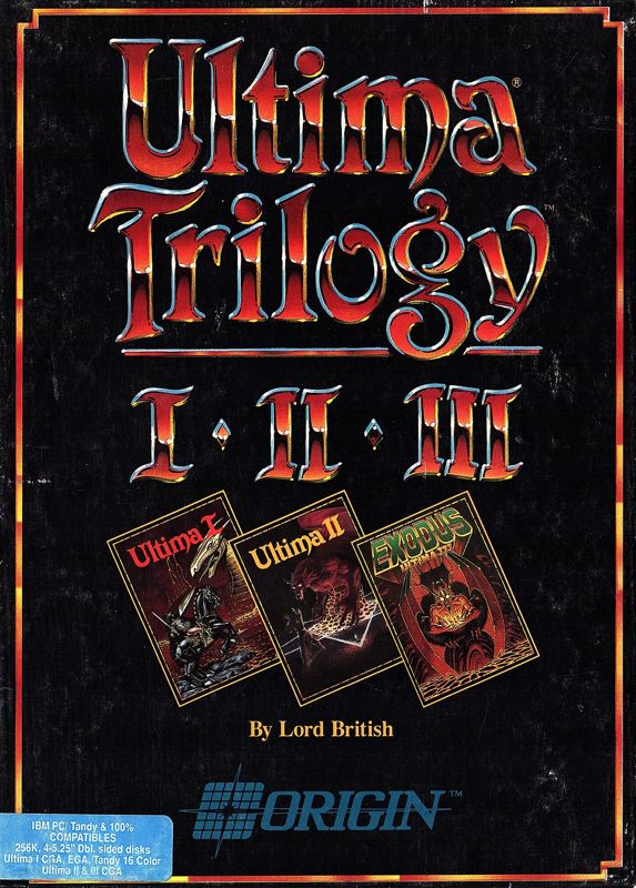 Ultima Trilogy: I ♦ II ♦ III cover or packaging material - MobyGames