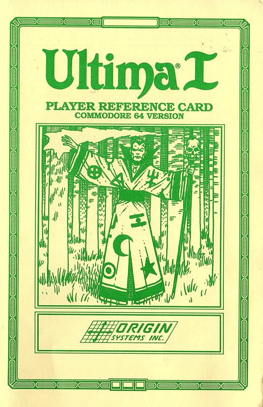 Ultima I cover or packaging material - MobyGames