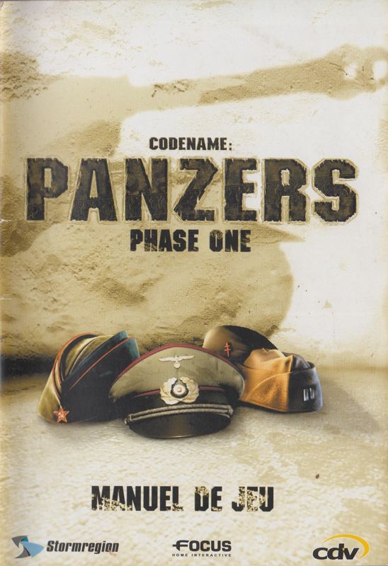 Codename: Panzers - Phase One cover or packaging material - MobyGames