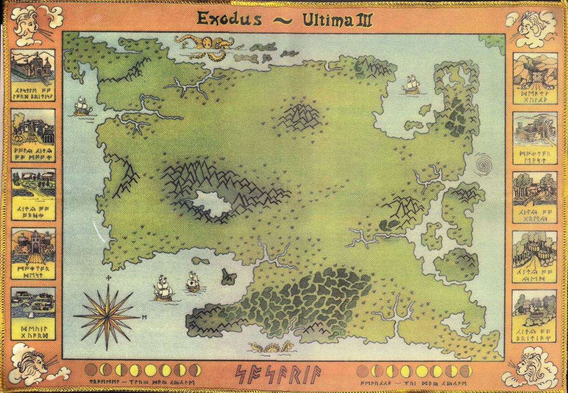 Exodus: Ultima III cover or packaging material - MobyGames
