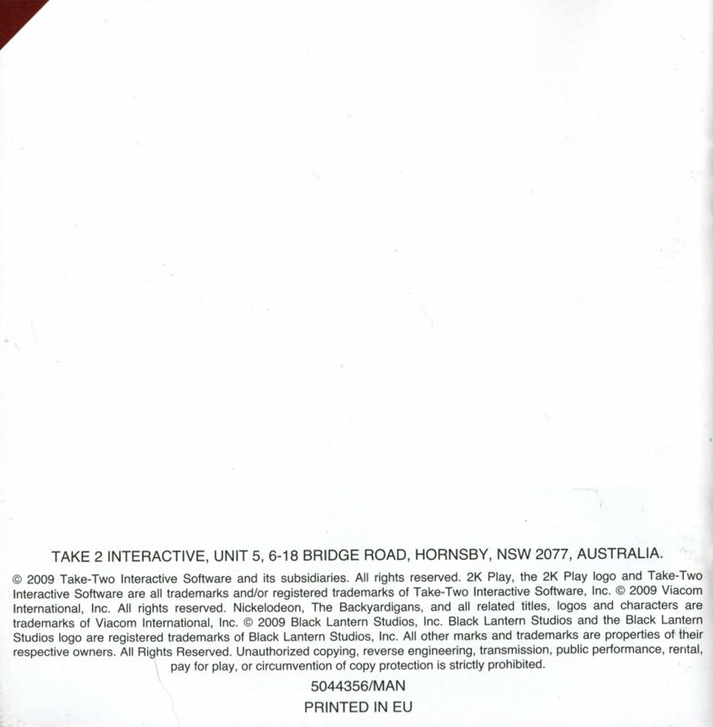 The Backyardigans cover or packaging material - MobyGames