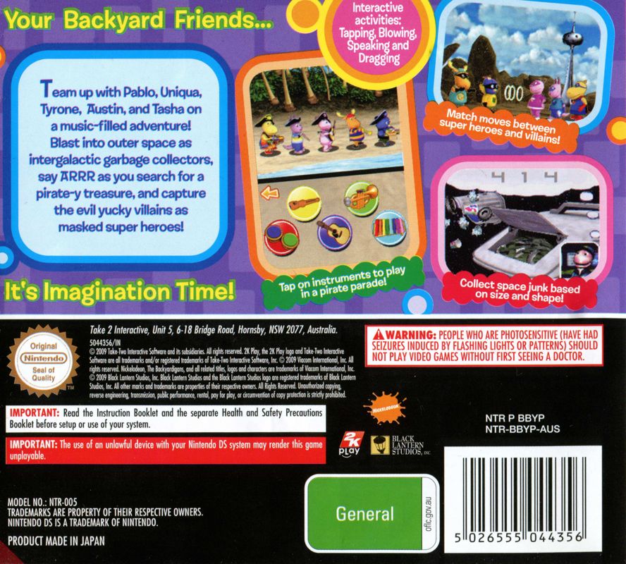 The Backyardigans cover or packaging material - MobyGames