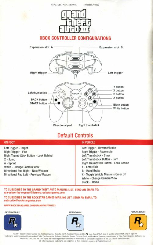 Rockstar Games Double Pack: Grand Theft Auto cover or packaging ...