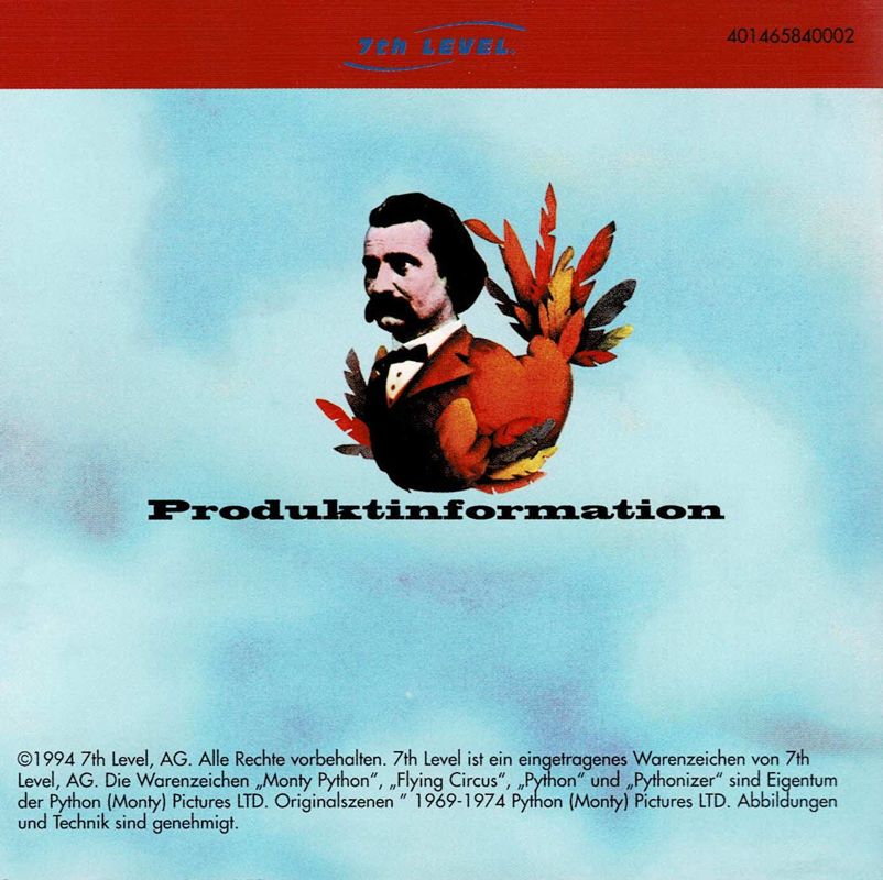 Monty Python's Complete Waste of Time cover or packaging material ...