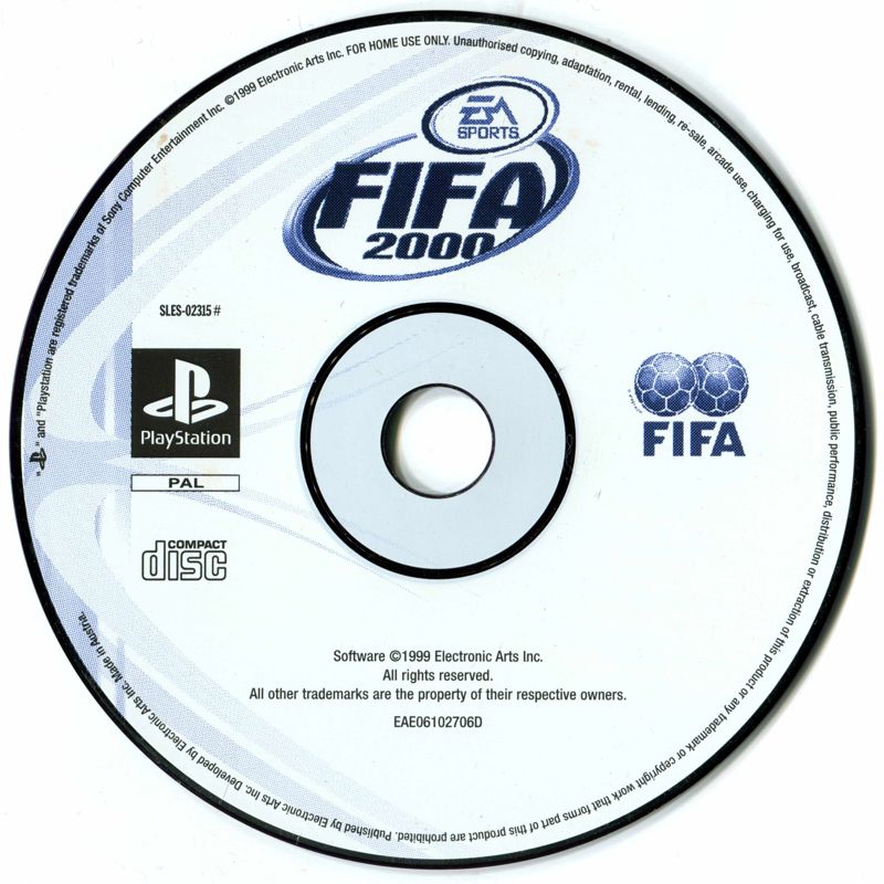 FIFA 2000: Major League Soccer cover or packaging material - MobyGames