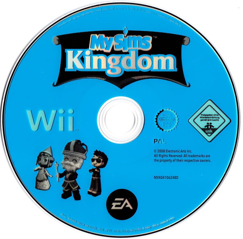 MySims: Kingdom cover or packaging material - MobyGames