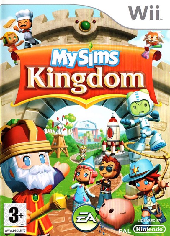 MySims: Kingdom cover or packaging material - MobyGames