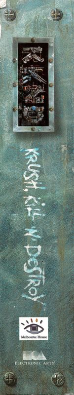KKND: Krush Kill 'N Destroy cover or packaging material - MobyGames