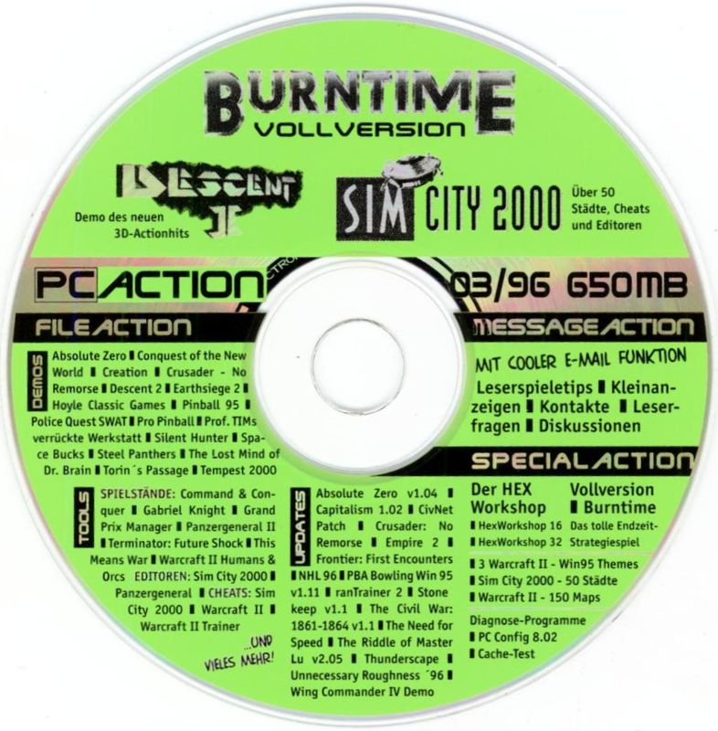 Burntime cover or packaging material - MobyGames