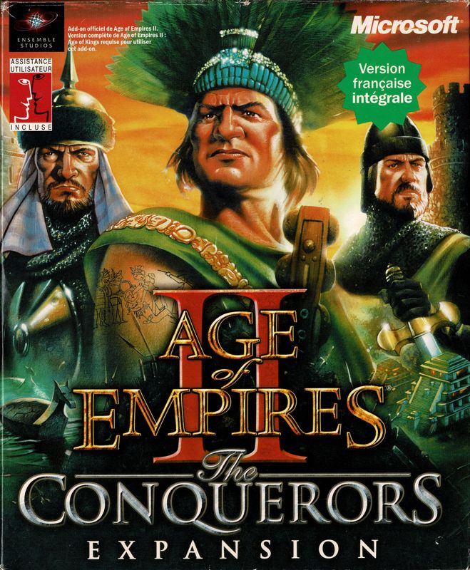 Age of Empires II: The Conquerors cover or packaging material - MobyGames