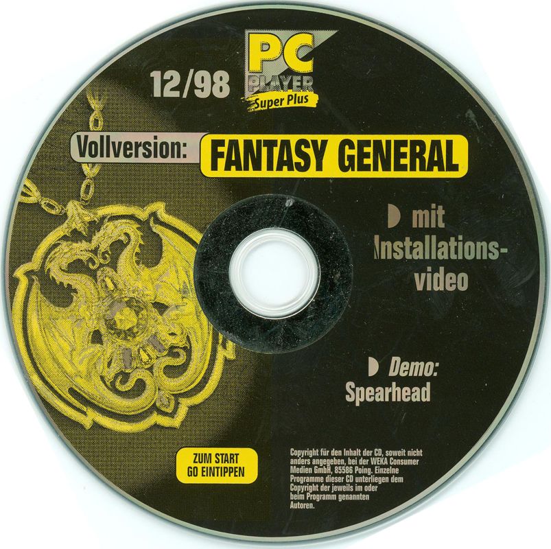 Fantasy General cover or packaging material - MobyGames