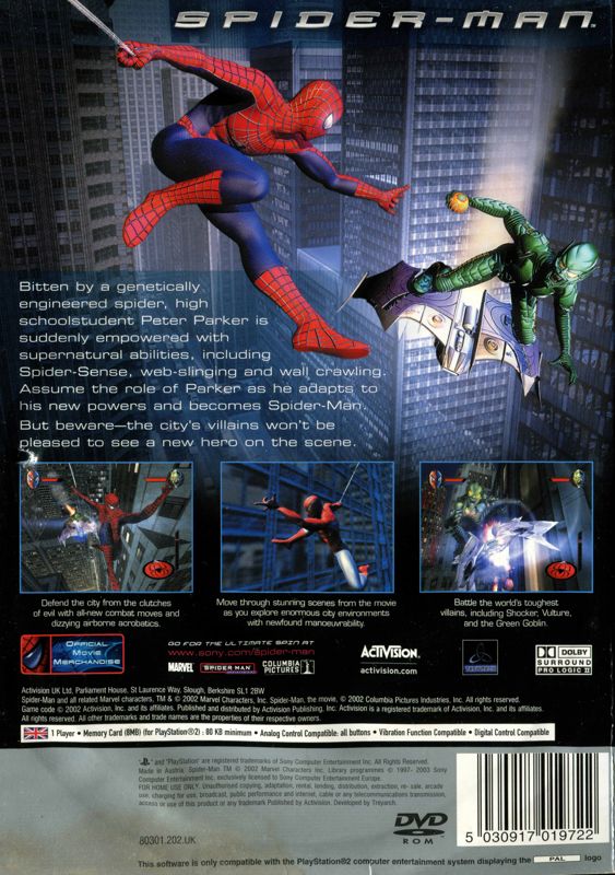 Spider-Man cover or packaging material - MobyGames
