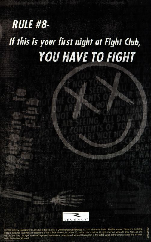 Fight Club cover or packaging material - MobyGames