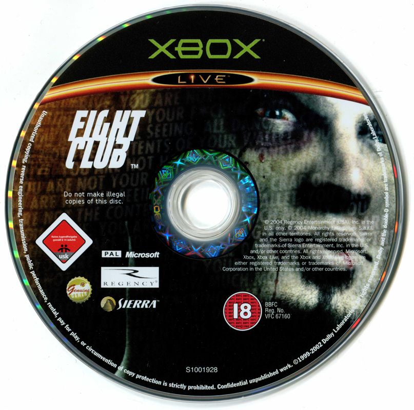 Fight Club cover or packaging material - MobyGames