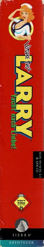 Leisure Suit Larry: Love for Sail! cover or packaging material - MobyGames