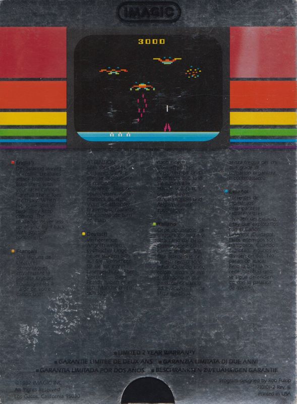 Demon Attack cover or packaging material - MobyGames