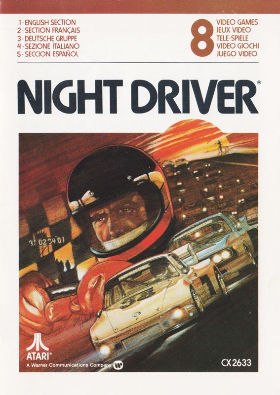 Night Driver cover or packaging material - MobyGames