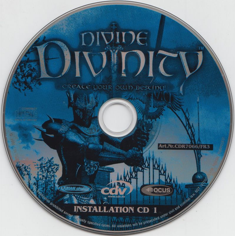 Divine Divinity cover or packaging material - MobyGames