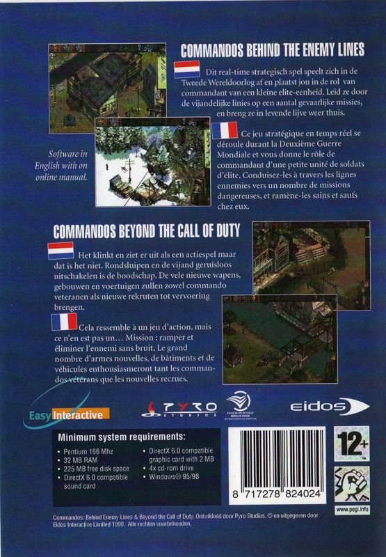 Commandos: Ammo Pack cover or packaging material - MobyGames