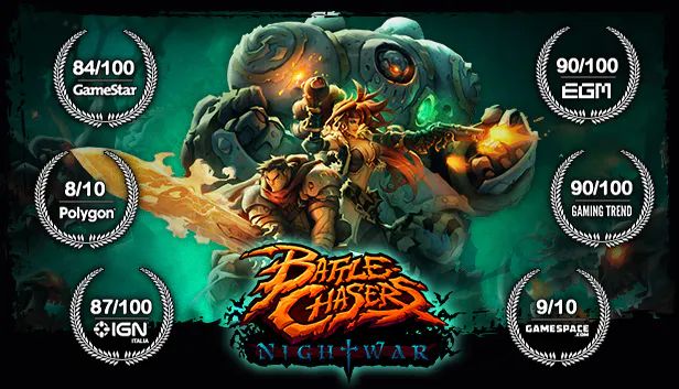 Battle Chasers: Nightwar cover or packaging material - MobyGames