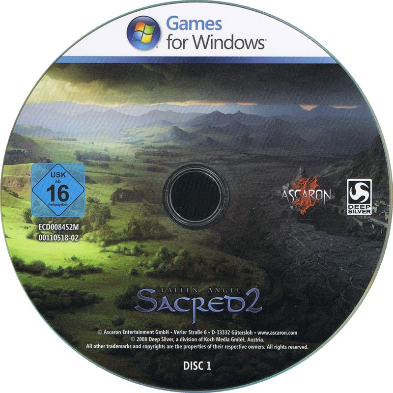 Sacred 2: Fallen Angel cover or packaging material - MobyGames